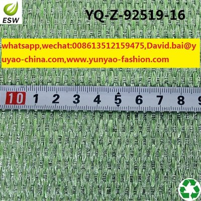 New design stripe pattern PP woven Raffia fabric for bags shoes