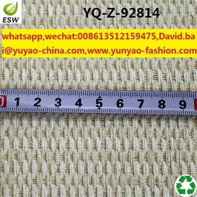 New design stripe pattern PP woven Raffia fabric for bags shoes