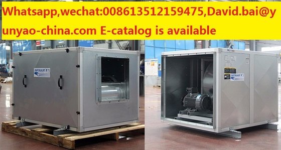 High efficiency centrifugal inline fan for fire smoke exhaust with TUV certificates