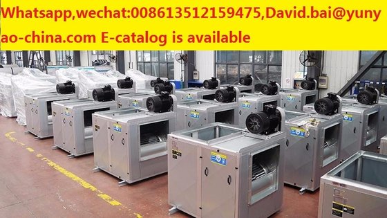 High efficiency DWDI inline fan for HVAC ventilation with AMCA certificates