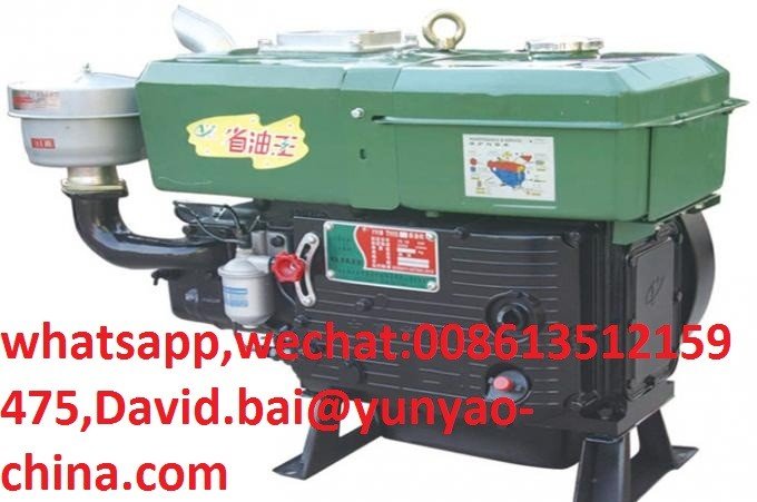 New Green Color Single Cylinder Small Single Cylinder 4-stroke Diesel Engine Water Cooled 30hp
