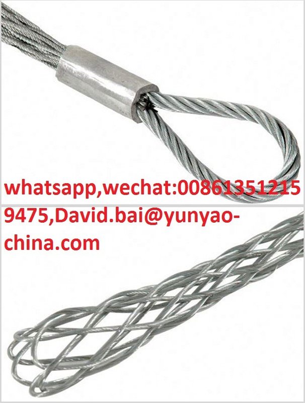 Power Line Construction Accessories Temporary Mesh Sock Joints Cable Sleeve Connector