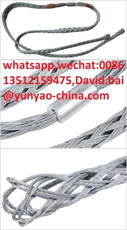 Power Line Construction Tools Double Head Type Mesh Sock Joints Cable Sleeve Connector