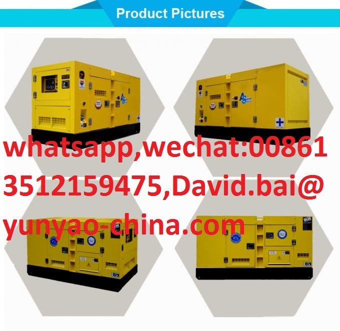 Super Quiet Diesel Engine Generator Set With Base Fuel Tank , Tension Stringing Equipment