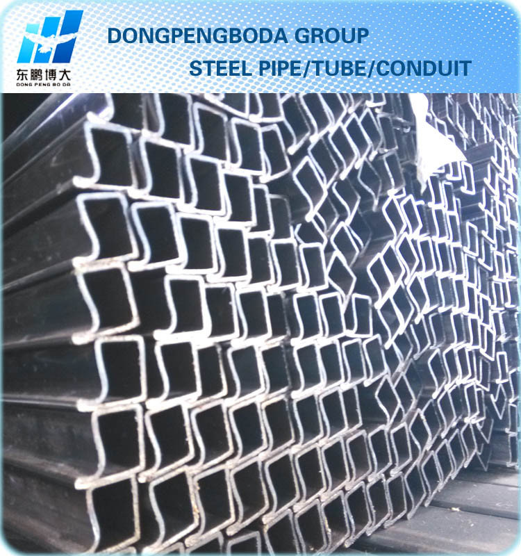 Cold rolled black annealed LTZ steel pipe profiles for windows frame made in China market