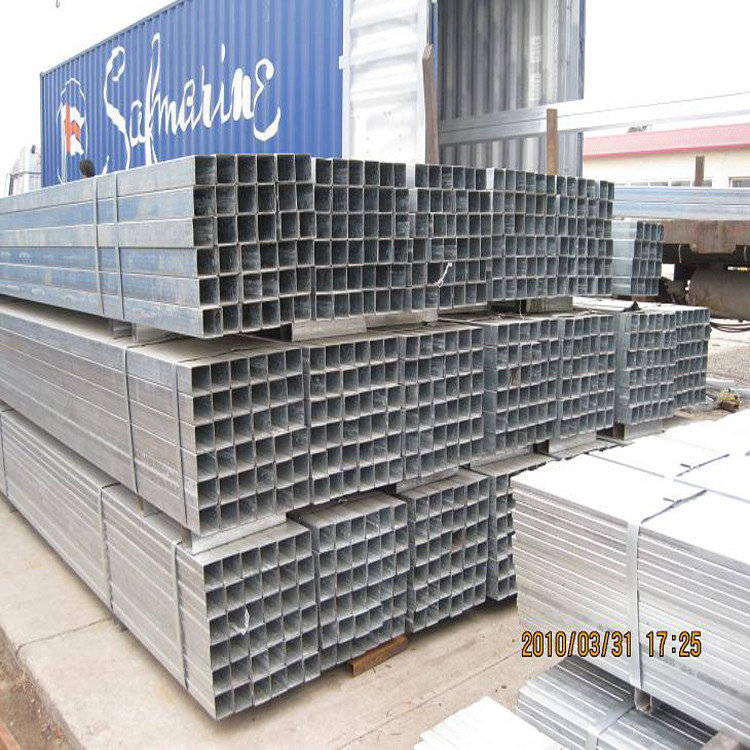 HOLLOW PIPE PRE ZINC COATING GALVANIZED REC PIPE SUPPLIERS made in China market