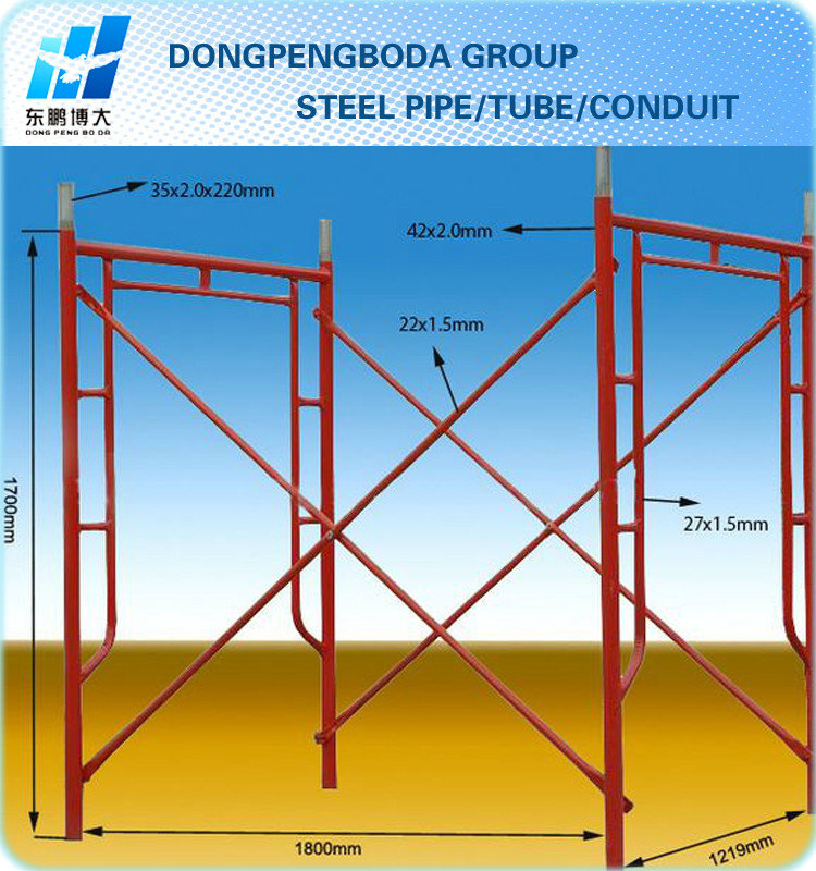 China exporter factory mill H frame scaffolding for sale  1219*1524