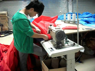 Happy Inflatable Co.,Ltd. factory production line