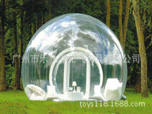 4m PVC Tarpaulin Inflatable Dome Tent Outdoor Exhibition / Product Promotion