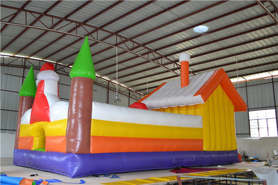 Outdoor Inflatable Sports Games Durable 0.45mm Plato PVC Tarpaulin