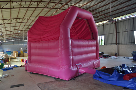Mini Pink Inflatable Sports Games Of Inflatable Bouncer Customized