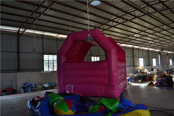 Mini Pink Inflatable Sports Games Of Inflatable Bouncer Customized