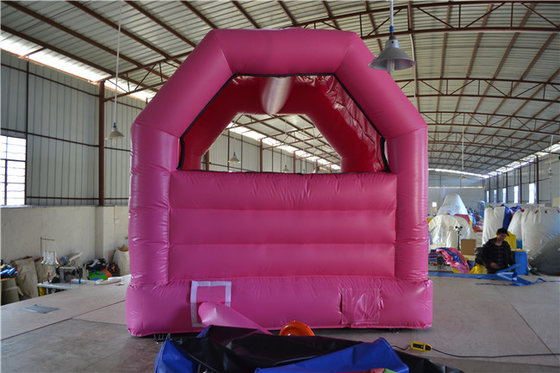 Mini Pink Inflatable Sports Games Of Inflatable Bouncer Customized