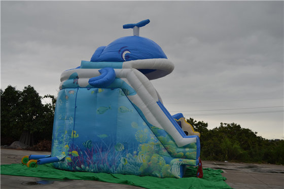 Blue Inflatable Sports Games Double & Triple Stitches Seams