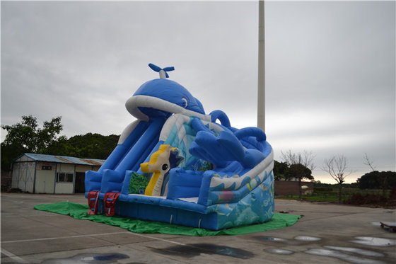 Blue Inflatable Sports Games Double & Triple Stitches Seams
