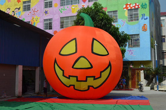 Orange Inflatable Products Pumpkin Style With Grimace Custom