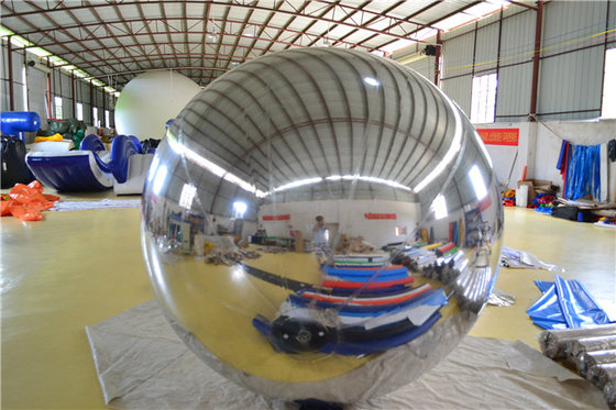 Stage Decoration Giant Mirror Ball Christmas Decorations Silver