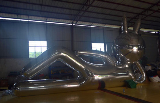 Huge Inflatable Mirror / Inflatable Rabbit Silver Air Compression