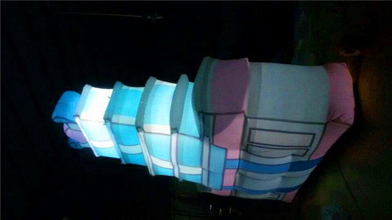 Pink And Blue Inflatable Bouncy Castles For Parties / Ceremonies