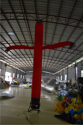 210D Oxford Cloth Inflatable Sky Dancers For Advertising With Arrow