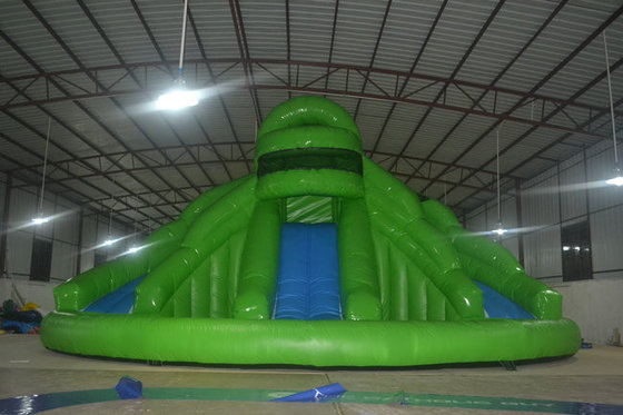 0.9mm PVC Tarpaulin Family Inflatable Swimming Pool Slides For Amusement Park