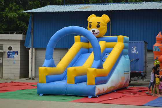 Kindergarten Family Yard Inflatable Sports Games , Bear Shape