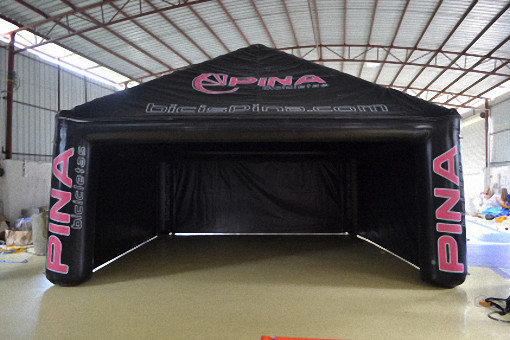Black Custom Inflatable Party Tent For Outdoor Advertisement To Exporters