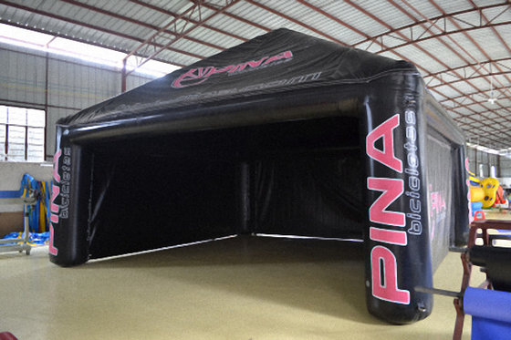 Black Custom Inflatable Party Tent For Outdoor Advertisement To Exporters