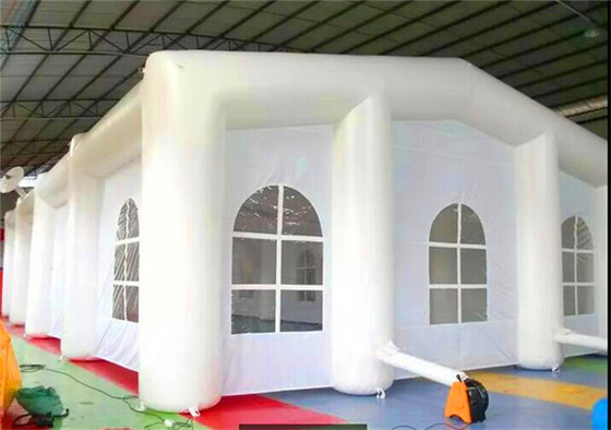 PVC Big Red Inflatable Party Tent Inflatable Camping Tent Customized