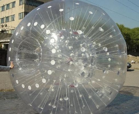0.8Mm Adult Children Inflatable Sports Games PVC Grass Ball For Entertainment