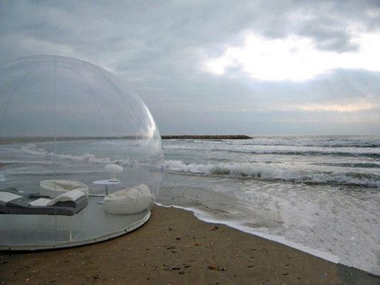 6.5*5*2.8 M Transparent Inflatable Tent Go Outdoors Good Tension