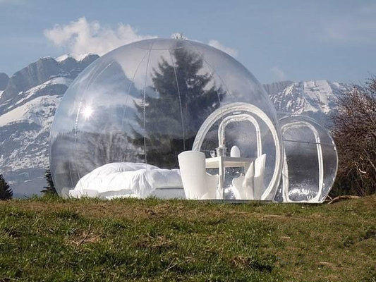 6.5*5*2.8 M Transparent Inflatable Tent Go Outdoors Good Tension
