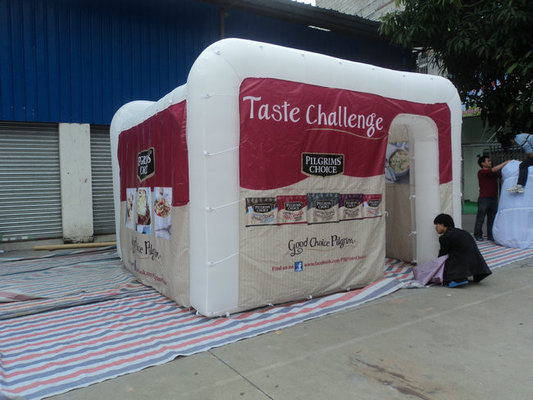 Tarpaulin Outdoor Inflatable Advertising Tent Party Customized