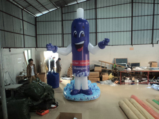 Fireproof Attractive Custom Inflatable Products Shampoo Model Promotional
