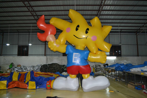 Funny Custom Commerce Inflatable Cartoon Characters For Commerical Exhibition