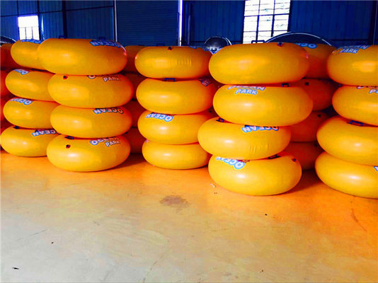 Beach Kids Inflatable Swimming Ring PVC Double Line Three Synchronization Sewed