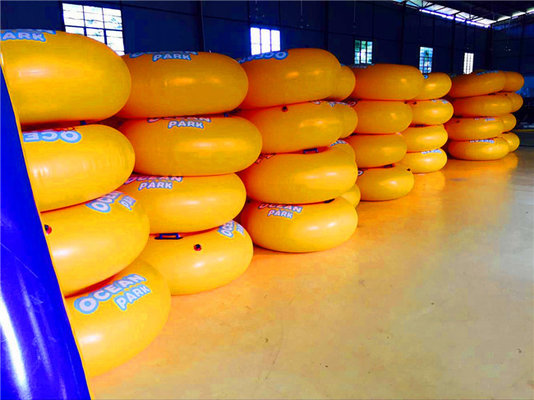 Beach Kids Inflatable Swimming Ring PVC Double Line Three Synchronization Sewed
