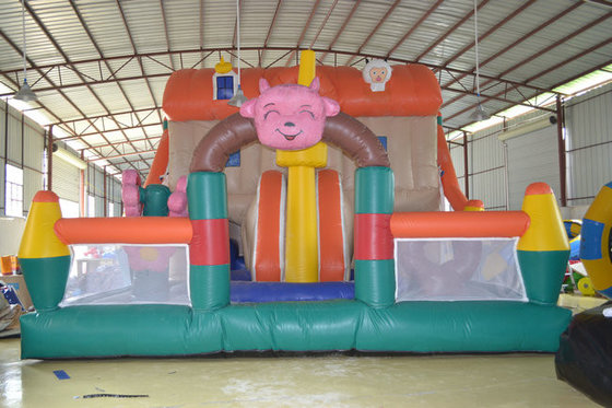 Kids Fun Inflatable Obstacle Bouncy Castle For Amusement Park