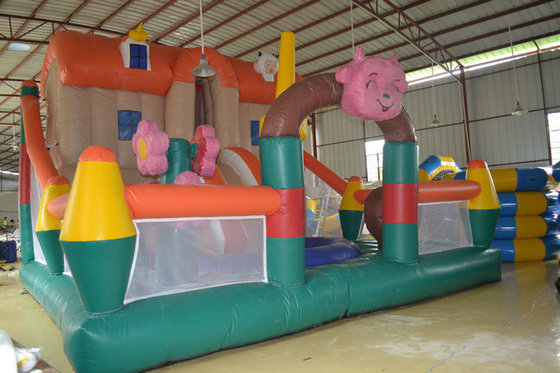 Kids Fun Inflatable Obstacle Bouncy Castle For Amusement Park