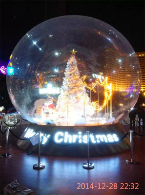 Fire Resistant Inflatable Wedding Tent Clear Inflatable Globe Tent