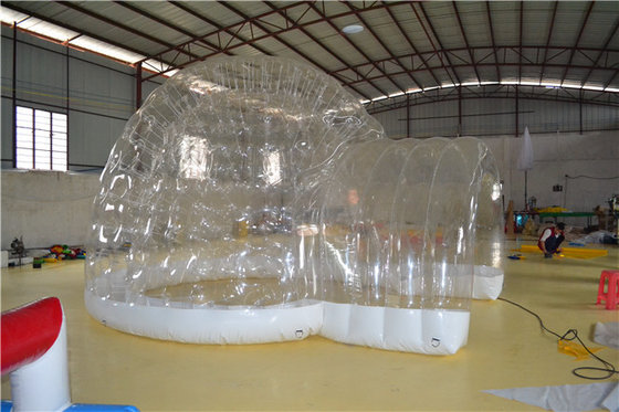 Environmental Sports Inflatable Yard Tent Transparent For Celebration