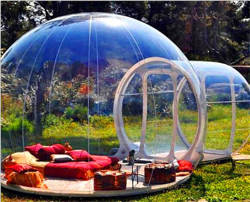 Custumized Inflatable Party Tent , Outside Inflatable Climbing Tent