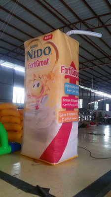 Holiday Playing Inflatable Water Bottle Eco Friendly Large Oxford Cloth