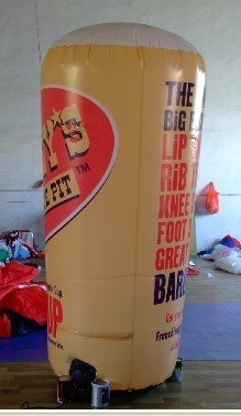 Advertising Inflatable Custom Water Bottle Durable Lightweight