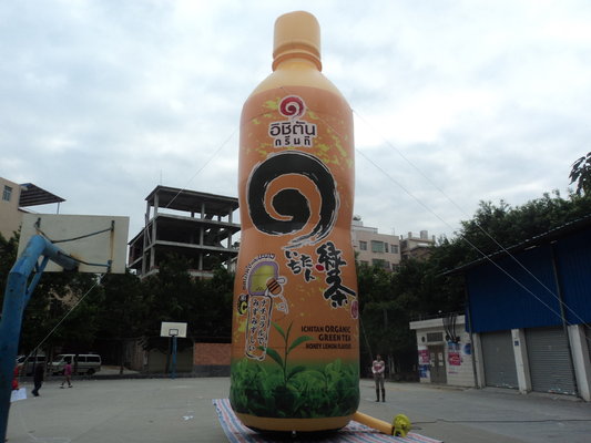 Advertising Inflatable Custom Water Bottle Durable Lightweight