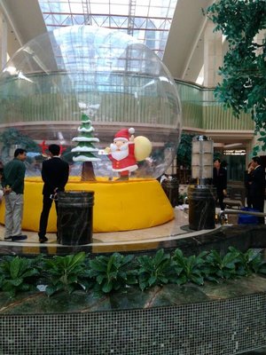 Custom Clear Inflatable Advertising Products Christmas Decorative Crystal Ball