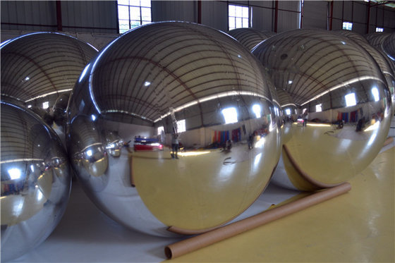 Reinforced Customized Inflatable Mirror Ball Sliver Fireproof