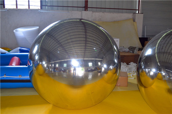 Reinforced Customized Inflatable Mirror Ball Sliver Fireproof