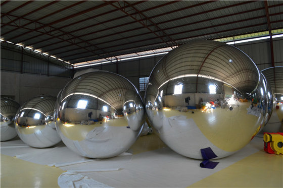 Reinforced Customized Inflatable Mirror Ball Sliver Fireproof