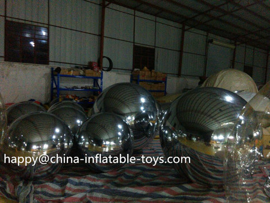 2m Inflatable Advertising Air Balloons , Party Decorative Large Mirror Ball